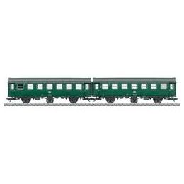M&auml;rklin Personenwagen M&Auml;RKLIN "M&auml;rklin Personenwagen-Paar - 43186", gr&uuml;n, Modelleisenbahn-Fahrzeuge, KinderB:3,5cm H:5cm L:30,5cm, Kunststoff, Metall, Made in Europe, B:3,5cm H:5cm L:30,5cm