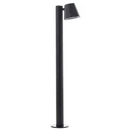 Au&szlig;en-Stehlampe Brilliant "Bari", schwarz, B:11cm H:80cm T:21cm, Leuchten, Au&szlig;enstandleuchte, 80 cm, GU10, IP44, Metall/Kunststoff, schwarz