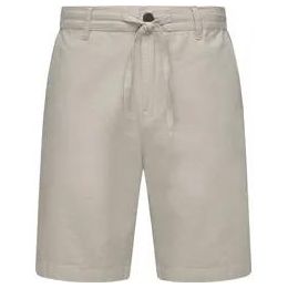 Shorts Ragwear "Harling", Herren, Gr. 30, Normalgr&ouml;&szlig;en, wei&szlig; (bone), Material: 65% Baumwolle, 35% Leinen, bequem ca. Mitte Oberschenkel, Hosen Shorts, kurze Herren Hose mit Bindeband