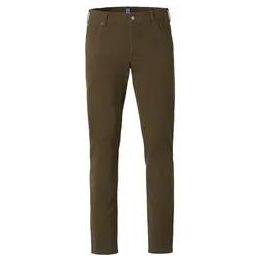 Chinos MEYER "Five-Pocket Chino", Herren, Gr. 36, L&auml;nge 34, gr&uuml;n (khaki), 98% Baumwolle, 2% Elasthan, unifarben, slim fit lang, Hosen, M5 Serie Slim, Five Pocket