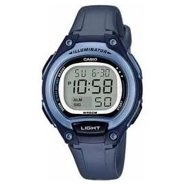 Chronograph, blau (rauchblau), CASIO TIMELESS COLLECTION, Armbanduhren, Kinder, Chronograph, Quarzuhr,Armbanduhr,Digitaluhr,Jugendliche,Geschenkidee,Geburtstag