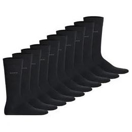 Kurzsocken BOSS "Socken 10er Pack", Herren, Gr. 39-42, schwarz, Obermaterial: 75% Baumwolle CO. 23% Polyamid PA. 2% Elasthan EL., Socken