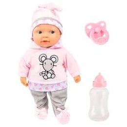 Babypuppe BAYER "Lisa Magic Eyes, 38 cm", rosa, Puppen, Baby
