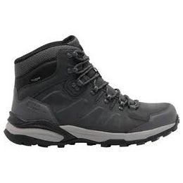 Hikingschuh Jack Wolfskin "REFUGIO TEXAPORE MID M", Herren, Gr. UK 6 - EU 39,5, Normalschaft, grau (slate), Obermaterial: Leder. Obermaterial 2: Textilmaterial. Futter: Polyester, Schuhe
