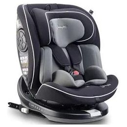 Autokindersitz BABYGO "Nova2 360 I Size", Baby, schwarz, Polyester, Kindersitze, f&uuml;r K&ouml;rpergr&ouml;&szlig;e von 40-150 cm