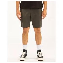 2-in-1-Shorts Billabong "Crossfire Mid", Herren, Gr. 28(XS), grau (asphalt), Obermaterial:64% Microfaser, 22% Walkfrottier, 8% Elasthan, 6% Polyamid;, Hosen