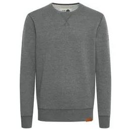 !Solid Longpullover SOLID "Sweatshirt SDTrip", Herren, Gr. 3XL, grau (grau mel), Obermaterial: 50% Baumwolle CO. 50% Polyester PES., Sweatshirts Longpullover