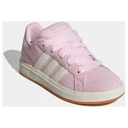Sneaker Adidas SPORTSWEAR "GRAND COURT 00S", M&auml;dchen, Gr. 33, pink (clear pink, sanftes wei&szlig;, gum10), Leder, Synthetik, Schuhe Sneaker, Design auf den Spuren des Adidas Superstar, f&uuml;r Kinder & Jugendliche