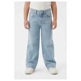 5-Pocket-Jeans Cars Jeans "Jeans Yara", M&auml;dchen, Gr. 8 (122), N-Gr, bleached used, Denim/Jeans, Obermaterial: 99% Baumwolle, 1% Elasthan, Abriebeffekte, loose fit normal, Jeans 5-Pocket-Jeans