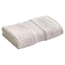 Waschlappen Christy "RENAISSANCE", beige (parchment), B:33cm L:33cm, Walkfrottier, Waschlappen, Premium-Waschlappen in Luxusqualit&auml;t, 675g/m2, 33x33cm, 6er Set