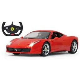 RC-Auto Jamara "Deluxe Cars, Ferrari 458 Italia, 1:14, rot, 2,4GHz", rot, Fernlenkfahrzeuge, KinderB:16,5cm H:9cm T:32,5cm, mit LED-Licht, B:16,5cm H:9cm T:32,5cm