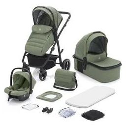 Kombi-Kinderwagen fillikid "Jaguar", Kinder, gr&uuml;n (gr&uuml;n melange), Polyester, Stahl, Kinderwagen