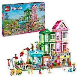 Konstruktionsspielsteine Lego "Heartlake City Wohn- und Einkaufsstra&szlig;e (42670), Lego Friends", bunt, Spielbausteine, Kinder, Kunststoff, Made in Europe