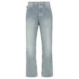 HUGO BOSS Loose-fit-Jeans HUGO BLUE "Nate", Herren, Gr. 32, L&auml;nge 32, blau (bright blau439), Denim/Jeans, Obermaterial: 100% Baumwolle, unifarben, loose fit lang, Jeans, in heller Waschung