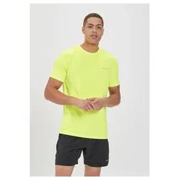 Funktionsshirt Endurance "Vernon", Herren, Gr. S, gelb (neongelb), 100% Polyester, unifarben, normal, Rundhals, Shirts Funktionsshirt, im funktionalen Design mit Quick Dry-Funktion