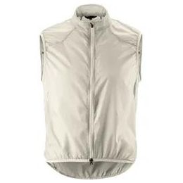Funktionsweste Gonso "Road Vest Wind M", Herren, Gr. S, grau (hellgrau), 100% Polyester, Westen Funktionsweste, Herren Weste, atmungsaktive Radweste, leichte Windweste, Tight Fit