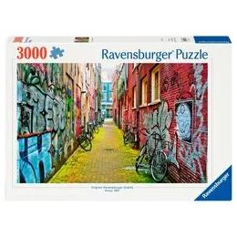 Puzzle Ravensburger "Street Art in Amsterdam", bunt, Puzzles, KinderB:121cm H:80cm, Pappe, Motiv, Made in Germany, B:121cm H:80cm