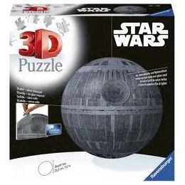 3D-Puzzle Ravensburger "Star Wars Todesstern", schwarz, Puzzles, KinderH:23cm, Kunststoff, Made in Europe, H:23cm