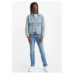 Levi's Slim-fit-Jeans LEVI'S "511 SLIM", Herren, Gr. 34, L&auml;nge 30, blau (kota kupang adapt), Denim/Jeans, Obermaterial: 79% Baumwolle, 20% Polyester, 1% Elasthan, skinny fit kn&ouml;chellang, Jeans Slim-fit-Jeans, mit Stretch
