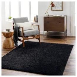 Hochflor-Teppich LIVABLISS "TRENTO", schwarz, B:200cm H:31mm L:275cm, Kunstfaser, Teppiche