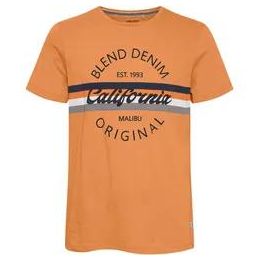 T-Shirt Blend "T-Shirt BHAdamus", Herren, Gr. S, orange (dusty orange), Obermaterial: 100% Baumwolle CO., regular fit normal, Rundhals, Shirts T-Shirt