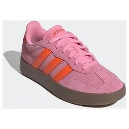 Sneaker Adidas SPORTSWEAR "BARREDA", Damen, Gr. 38, orange (bliss pink, impact orange, gum5), Leder, Synthetik, Schuhe Sneaker, inspiriert vom Design des Adidas handball spezial, Topseller