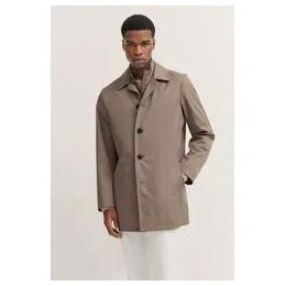 Kurzmantel Bugatti, Herren, Gr. 58, beige (40, beige), 100% Polyester, unifarben, normal, lange Manschette, M&auml;ntel Kurzmantel, wasserabweisend