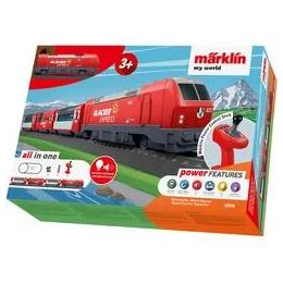 M&auml;rklin Spielzeugeisenbahn-Set M&Auml;RKLIN "M&auml;rklin my world - Startpackung Glacier Express - 29348", rot, Modelleisenbahnen, Kinder, Kunststoff, Metall
