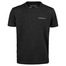 Funktionsshirt Endurance "Vernon", Jungen, Gr. 140, schwarz, 100% Polyester, unifarben, normal, Rundhals, Shirts Funktionsshirt, mit Quick Dry-Technologie und Reflexdetails