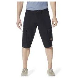Bermudas HERO by John Medoox "HAMILTON Cargo Longbermuda", Damen, Gr. W38, L&auml;nge 35, grau (schwarz asphalt), Sweatware, 100% Baumwolle, gerade kurz, Hosen Bermudas, Bermuda Casual Funktionsqualit&auml;t f&uuml;r Herren