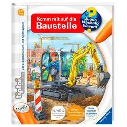 Kinderbuch Ravensburger "tiptoi Wieso? Weshalb? Warum? Komm mit auf die Baustelle", bunt, B:24,5cm H:27,7cm, B&uuml;cher