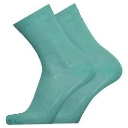 Socken UphillSport "MERINO LIGHT", Damen, Gr. 35-38, blau (t&uuml;rkis), 58% Wolle, 40% Polyamid, 2% Elasthan, unifarben, Socken Socken, 2er-Pack mit Woll-Anteil