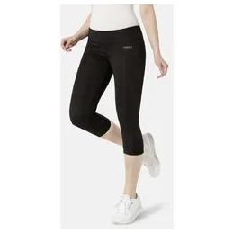 3/4-Leggings STOOKER WOMEN "Poly-Stretch Sport Leggings", Damen, Gr. 36/38, schwarz, Stoff, 88% Polyester, 12% Elasthan, eng 3/4-L&auml;nge, Hosen, Legging Fit Sport f&uuml;r Damen