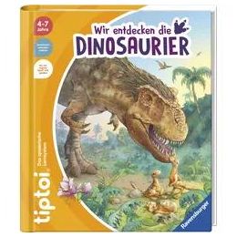 Kinderbuch Ravensburger "tiptoi Wir entdecken die Dinosaurier", bunt, B&uuml;cher, Made in Germany