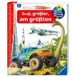 Kinderbuch Ravensburger "Wieso? Weshalb? Warum?, Gro&szlig;, gr&ouml;&szlig;er, am gr&ouml;&szlig;ten (Riesenbuch)", bunt, B:36,2cm H:41,2cm, B&uuml;cher