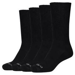 Socken Camano "4er Pack", Damen, Gr. 39-42, schwarz, 74% Baumwolle, 24% Polyamid, 2% Elasthan, uni, Socken Socken