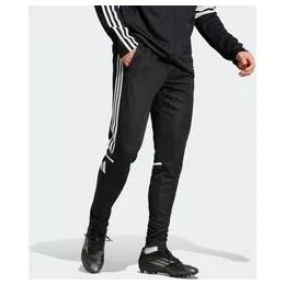 Trainingshose Adidas PERFORMANCE "SQ25 TR PNT", Herren, Gr. XL, N-Gr, schwarz-wei&szlig; (schwarz, wei&szlig;, normal, gr.), Obermaterial: 100% Polyester, Hosen Trainingshose