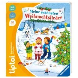 Kinderbuch Ravensburger "tiptoi Meine sch&ouml;nsten Weihnachtslieder", bunt, B&uuml;cher, Made in Europe