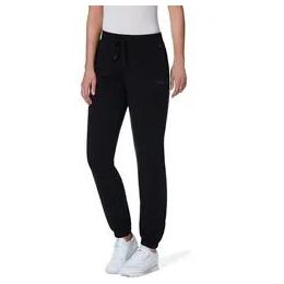 Sporthose STOOKER WOMEN "JUDY Sporthose", Damen, Gr. 44/46, schwarz, angeraute Sweatware, 100% Polyester, gerade lang, Hosen Sporthose, Sporthose Regular Fit Sport Synthetic f&uuml;r Damen