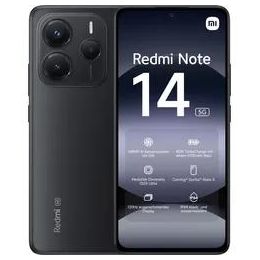 Xiaomi Smartphone "Redmi Note 14 5G", schwarz (mitternachtsschwarz), 256 GB, Mobiltelefone