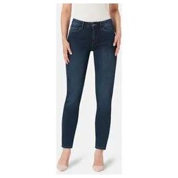 5-Pocket-Jeans STOOKER WOMEN "Zermatt Denim Straight Fit Jeans", Damen, Gr. 38, L&auml;nge 30, blau (mid blau denim), Denim/Jeans, 98% Baumwolle, 2% Elasthan, straight fit lang, Jeans 5-Pocket-Jeans, Straight Fit Casual Clean Wash Denim Jeans f&uuml;r Damen