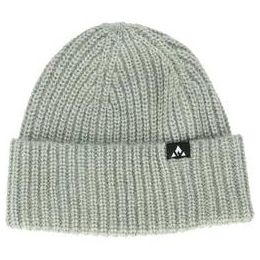 Beanie WHISTLER "Plico", Herren, grau (grau, grau), 60% Polyester, 28% Polyacryl, 12% Wolle, unifarben, M&uuml;tzen Beanie, aus weichem und atmungsaktivem Strick