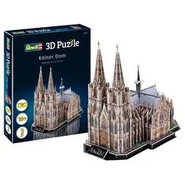 3D-Puzzle Revell "K&ouml;lner Dom", braun, Puzzles, KinderB:35cm H:31cm T:20cm, Schaumstoff, Motiv, B:35cm H:31cm T:20cm