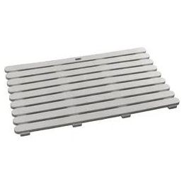 Badematte Wenko "Modell Indoor & Outdoor", beige, H:3mm, Kunststoff, Badematten, Badematte, Baderost aus stabilem Kunststoff, rutschhemmende Unterseite