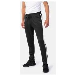 Sporthose HERO by John Medoox "Baumwollqualit&auml;t Sweathose", Herren, Gr. XXL, schwarz, Sweatware, 55% Polyester, 45% Baumwolle, gerade lang, Hosen Sporthose, Sporthose Regular Fit Sport Sweat f&uuml;r Herren