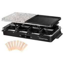 Russell Hobbs Raclette "26280-56", schwarz, B:50cm H:14,7cm T:22,4cm, Raclettes, Grill f&uuml;r 8 Personen, Multi-Grill