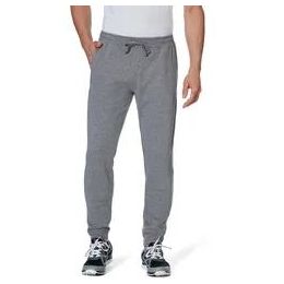 Sporthose Stooker Men "French Terry Sweathose", Herren, Gr. M, grau (steel melange), Sweatware, 65% Baumwolle, 25% Polyester, 10% Viskose, gerade lang, Hosen Sporthose, Sweathose Regular Fit Sport Sweat f&uuml;r Herren