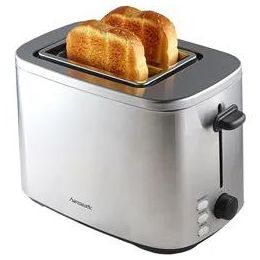 Hanseatic Toaster "HT8007SD", silber, B:17cm H:19cm T:28cm, Toaster, mit Br&ouml;tchenaufsatz