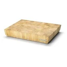 Schneidebrett CONTINENTA, braun (holzfarben), B:36cm H:7,5cm L:48cm, Massivholz, Schneidebretter, Hackbrett, Stirnholz 40x30x7,5cm