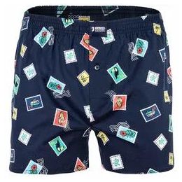 Webboxer Happy Shorts "Web-Boxershorts 1er Pack", Damen, Gr. S, bunt (stamps), Obermaterial: 100% Baumwolle CO., Unterhosen